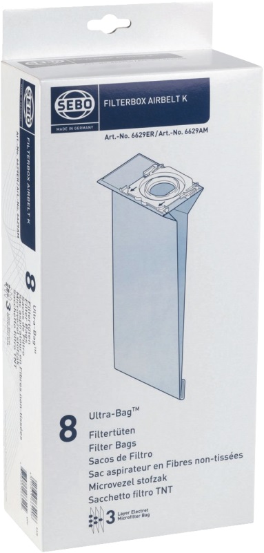Sebo FILTERBOX AIRBELT K Ultra-Bag™ (Art.-Nr. 6629ER)
