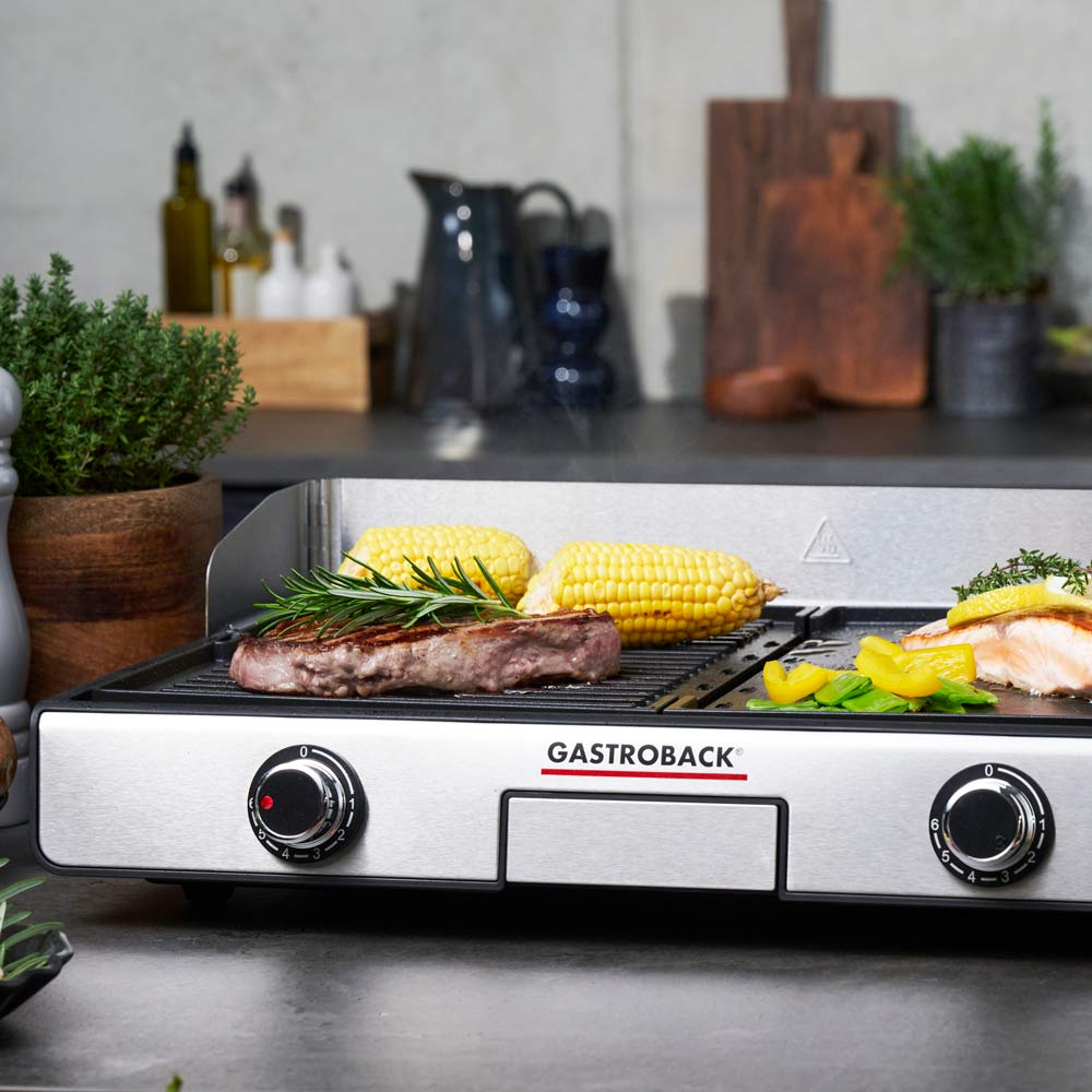 Gastroback Design Tischgrill Plancha & BBQ (Artikel-Nr.: 42524)
